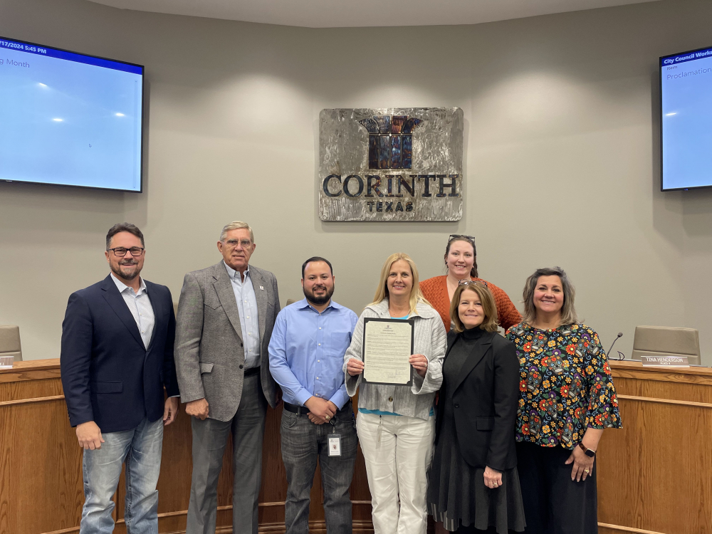 NATIONAL COMMUNITY PLANNING MONTH PROCLAMATION | City of Corinth Texas